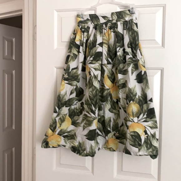 H&M | Skirts | H M Lemon Skirt | Poshmark
